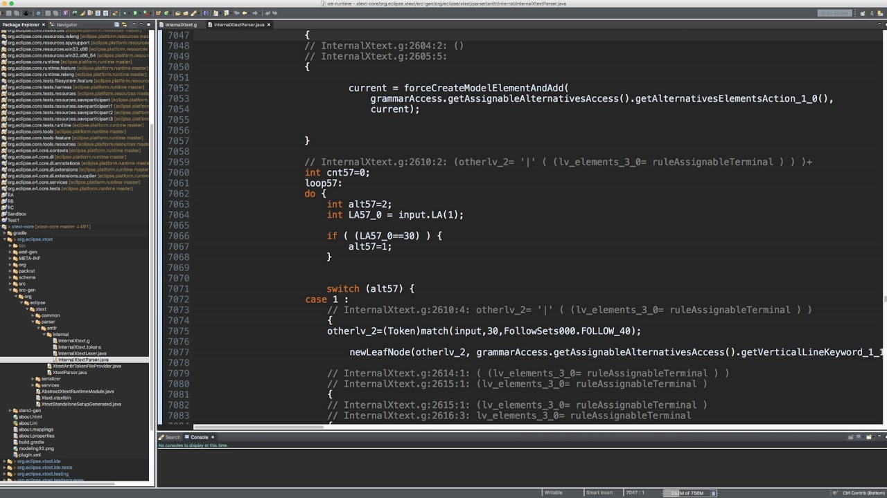 Eclipse Java Editor Scroll Performance on Mac