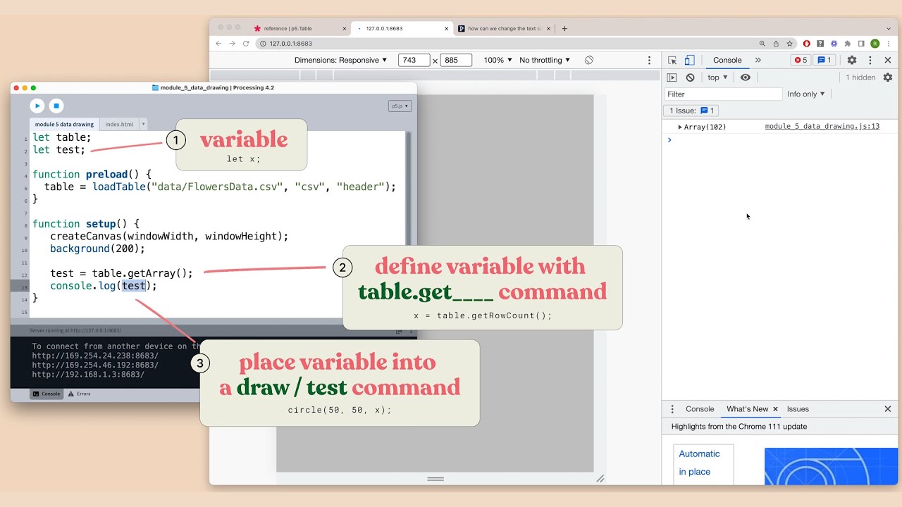 5.3 Loading Your Table into p5.js
