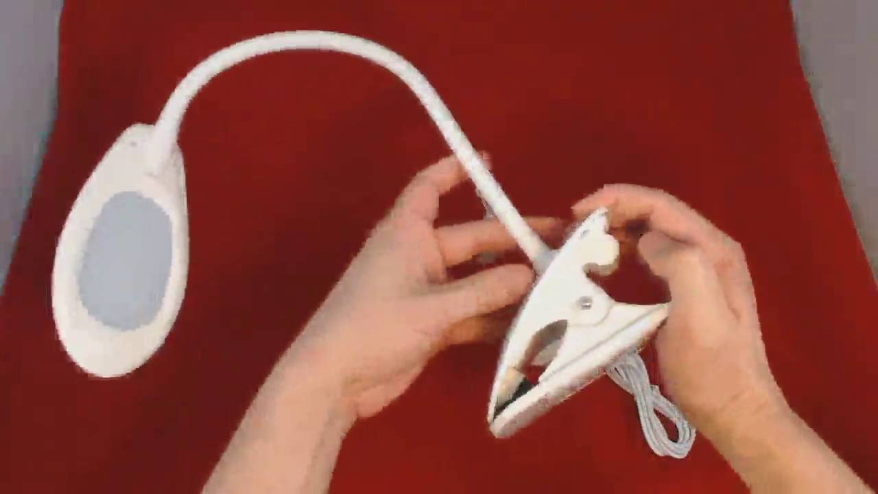 Noeloy® Lámpara LED Escritorio 5W con Pinza, Bonita, ajustable y práctica