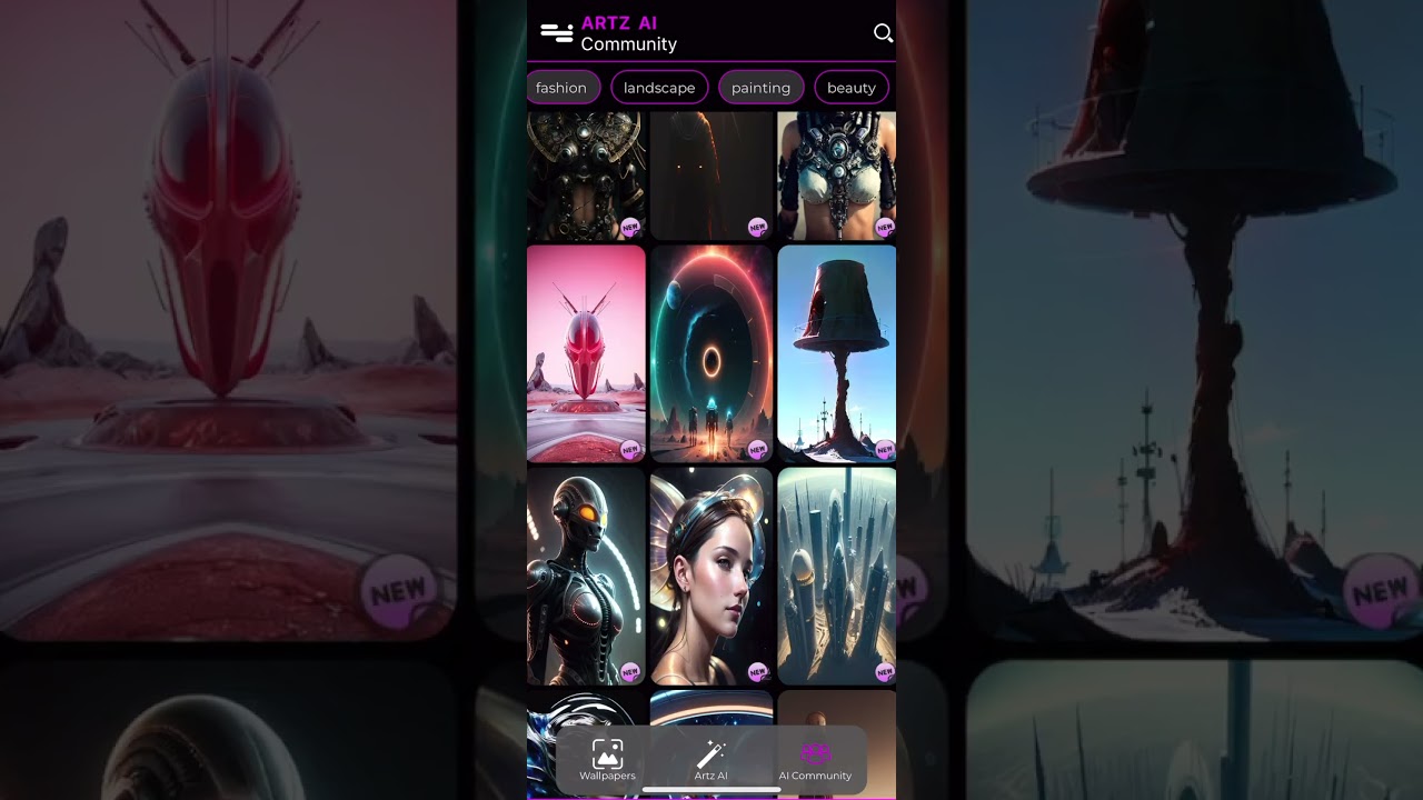 Artz AI Art/Wallpaper Creator 2023 | App Store | IOS | AI | Text-to-image |App Preview