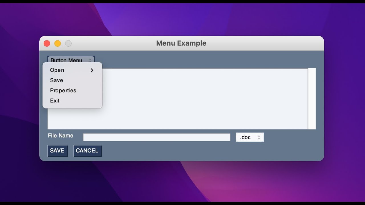 PySimpleGUI - Dropdown Menus  - 3 Types