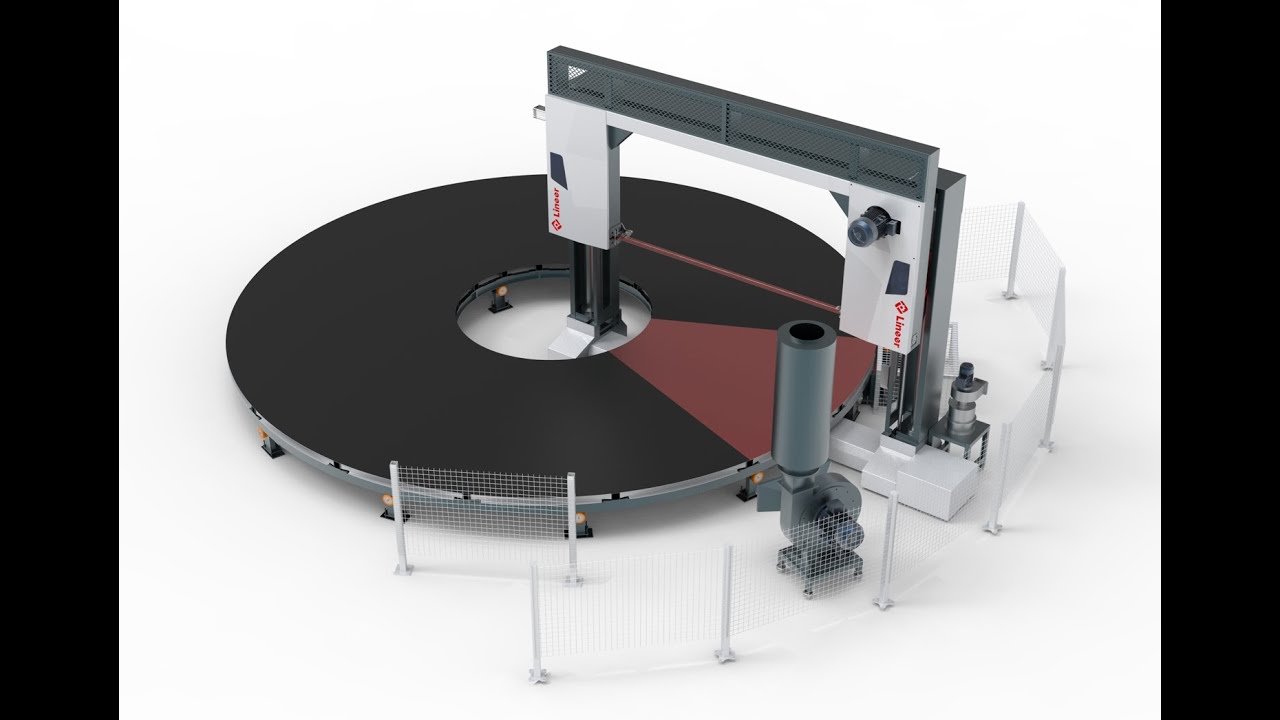 Horizontal Foam Cutting Machine With Caroser