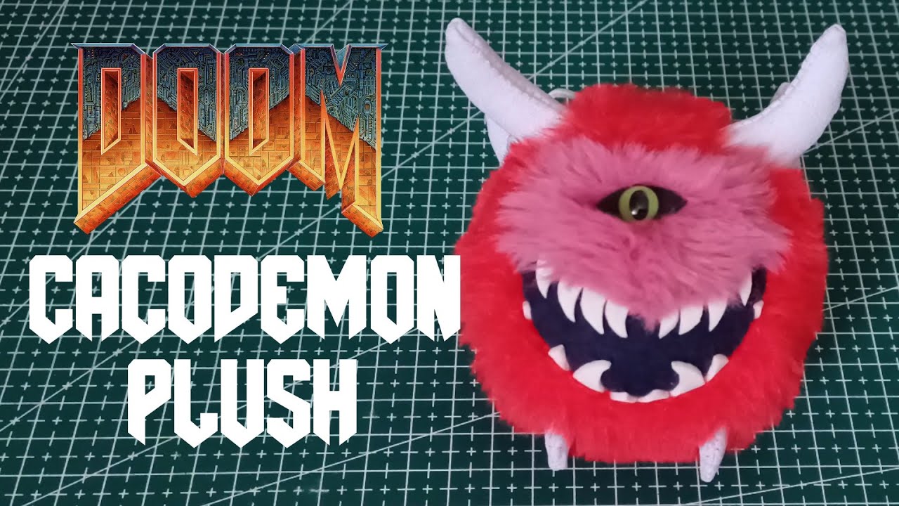 Plushie Cacodemon DOOM - DIY
