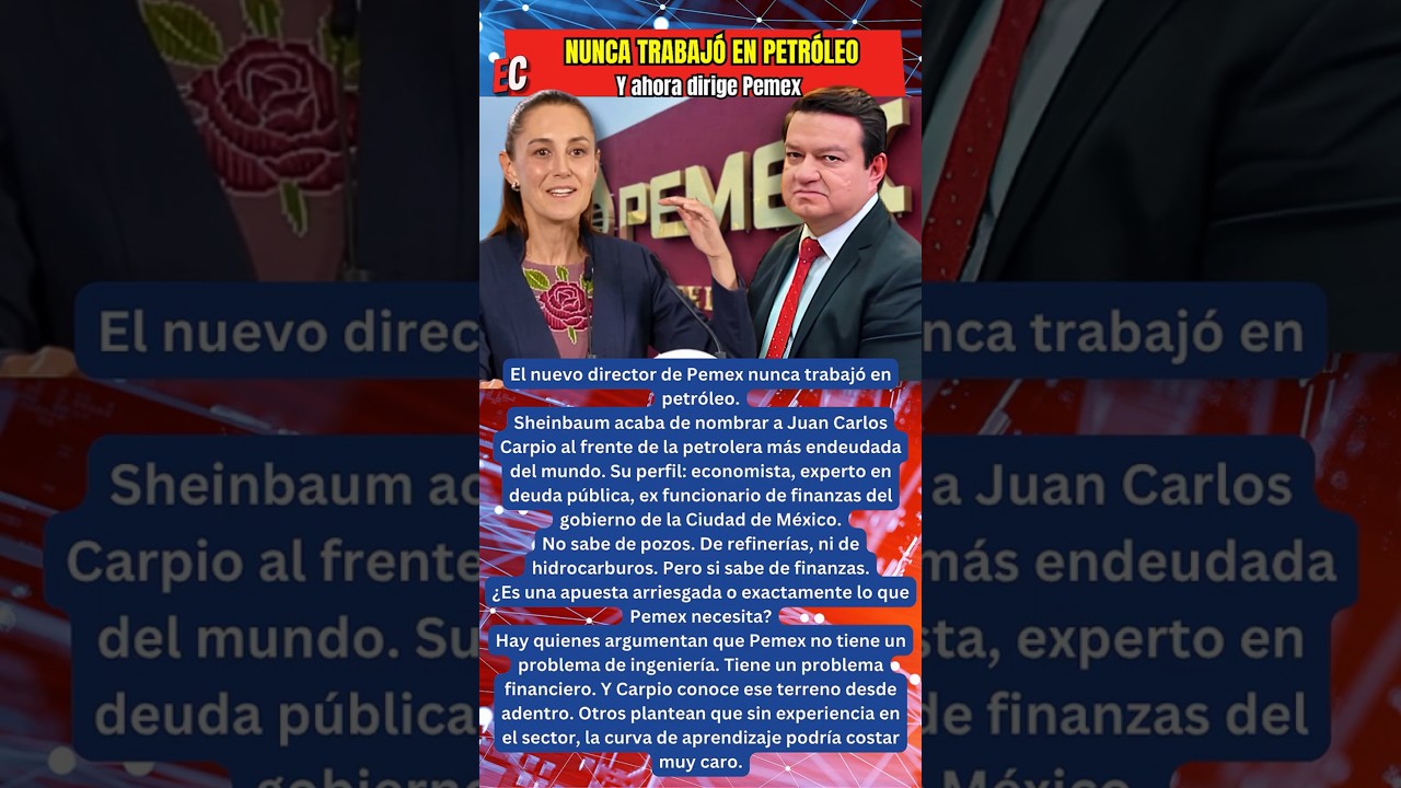 Nuevo director de Pemex nunca trabajó en petróleo