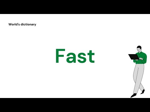 Fast Meaning in English | world's Dictionary