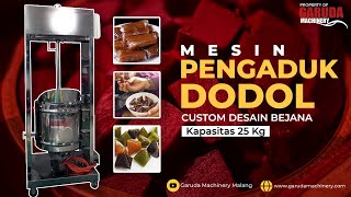 Sell Tube Model Mixing & Dodol Cooking Machine | Garuda Machinery Surabaya