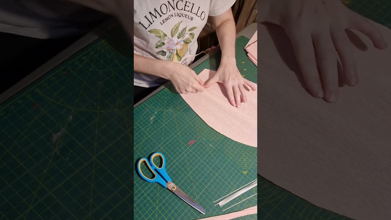 Lampu bunga raksasa 🌼 Buatan tangan dari kertas krep Italia, tanpa kabel dan bohlam lampu panas!