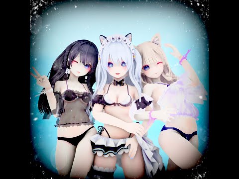 東雲忍恩さんの写真・動画 #QuQu #水着 #猫耳 #MMD - VRoid Hub