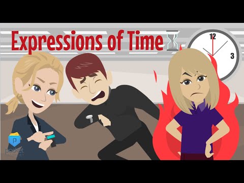 Time Expressions general vocabulary…: English ESL video lessons