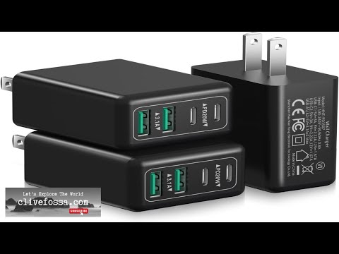 3Pack USB C Fast Charger Block 40W 4 Port USB C Wall Charger Review
