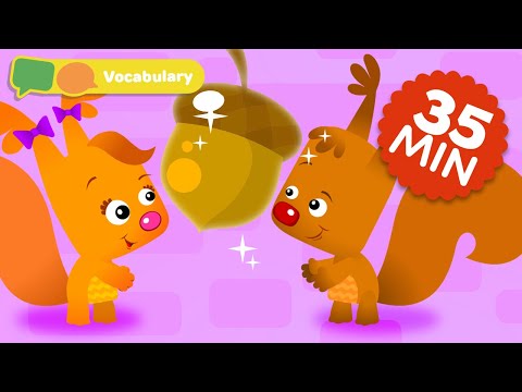 We Found The Acorn with Sammy and Eve | Learning First Words for Toddlers | Baby Sensory Stimulation