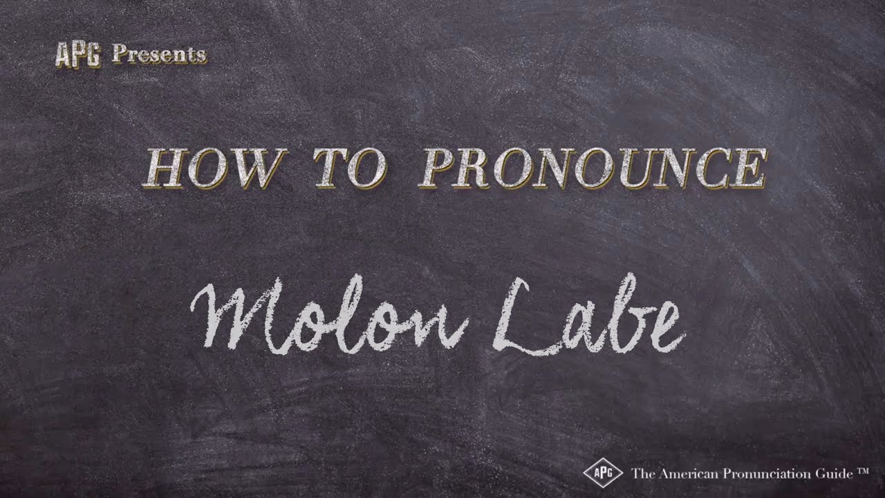 How to Pronounce Molon Labe  |  Molon Labe Pronunciation