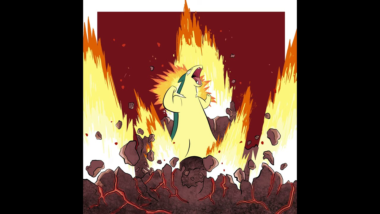 Typhlosion drawing process! (Slideshow)