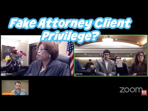 An Interesting Legal Question With Judge Boyd