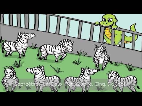 French Books for kids -  Numbers storybook - Learn French for kids - Dinolingo
