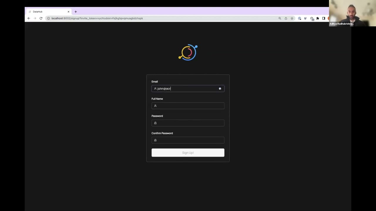 Onboard Users via DataHub UI