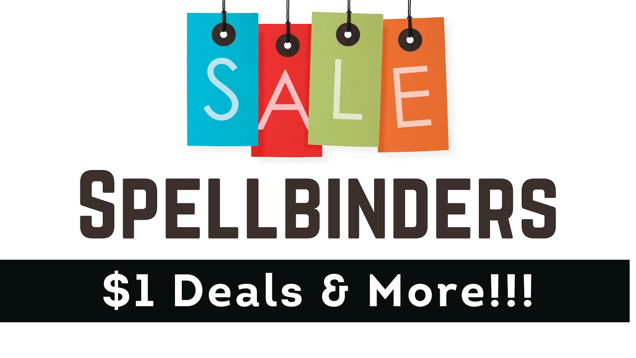 HUGE Warehouse Sale w/ $1 Deals & More at Spellbinders!