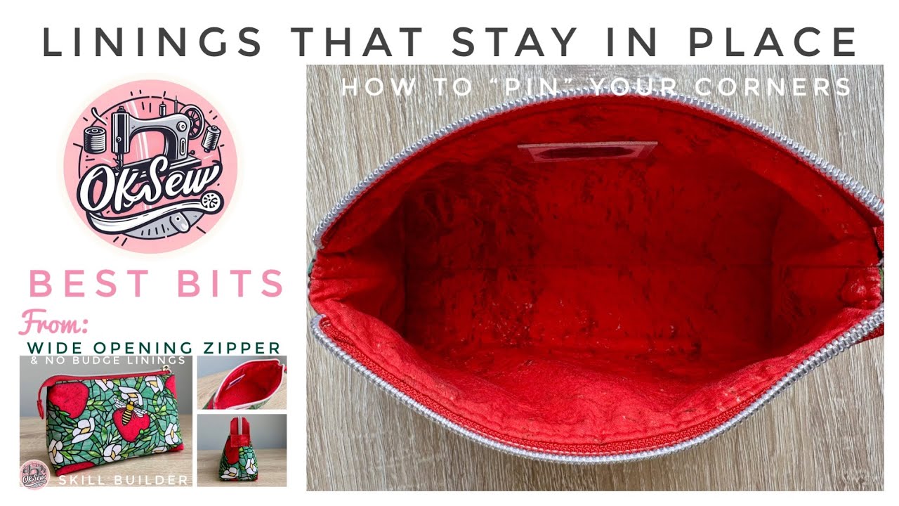 How to Pin Your Linings - OKSew Best Bits
