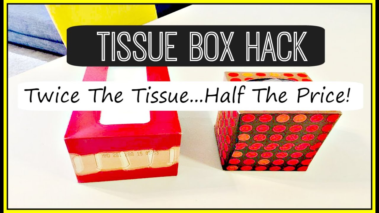 DIY Square Box Tissues From Regular Box | SAVES SO MUCH MONEY