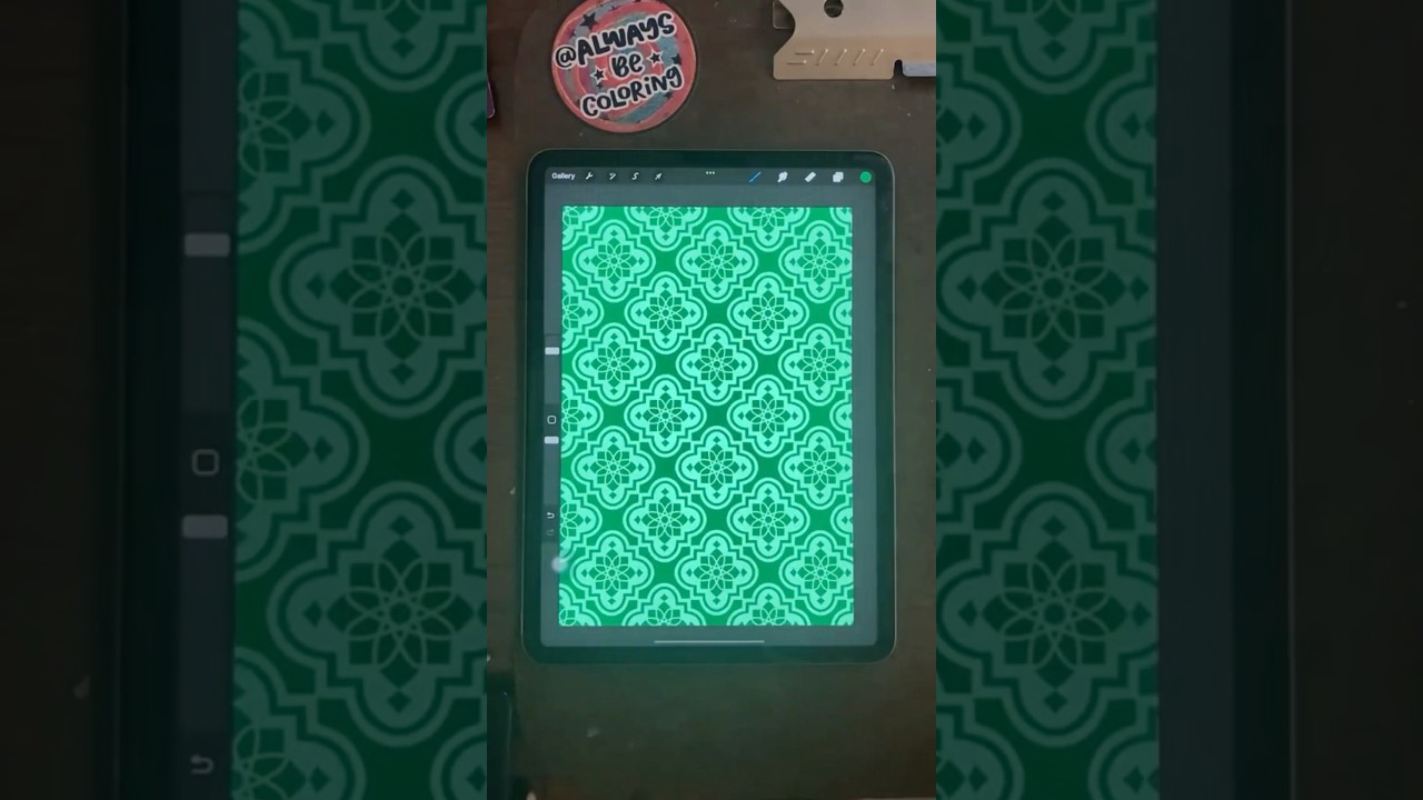 Tile Pattern Brushes! #procreatebrushes #procreateartist #procreate #tilepatterns #seamlesspattern