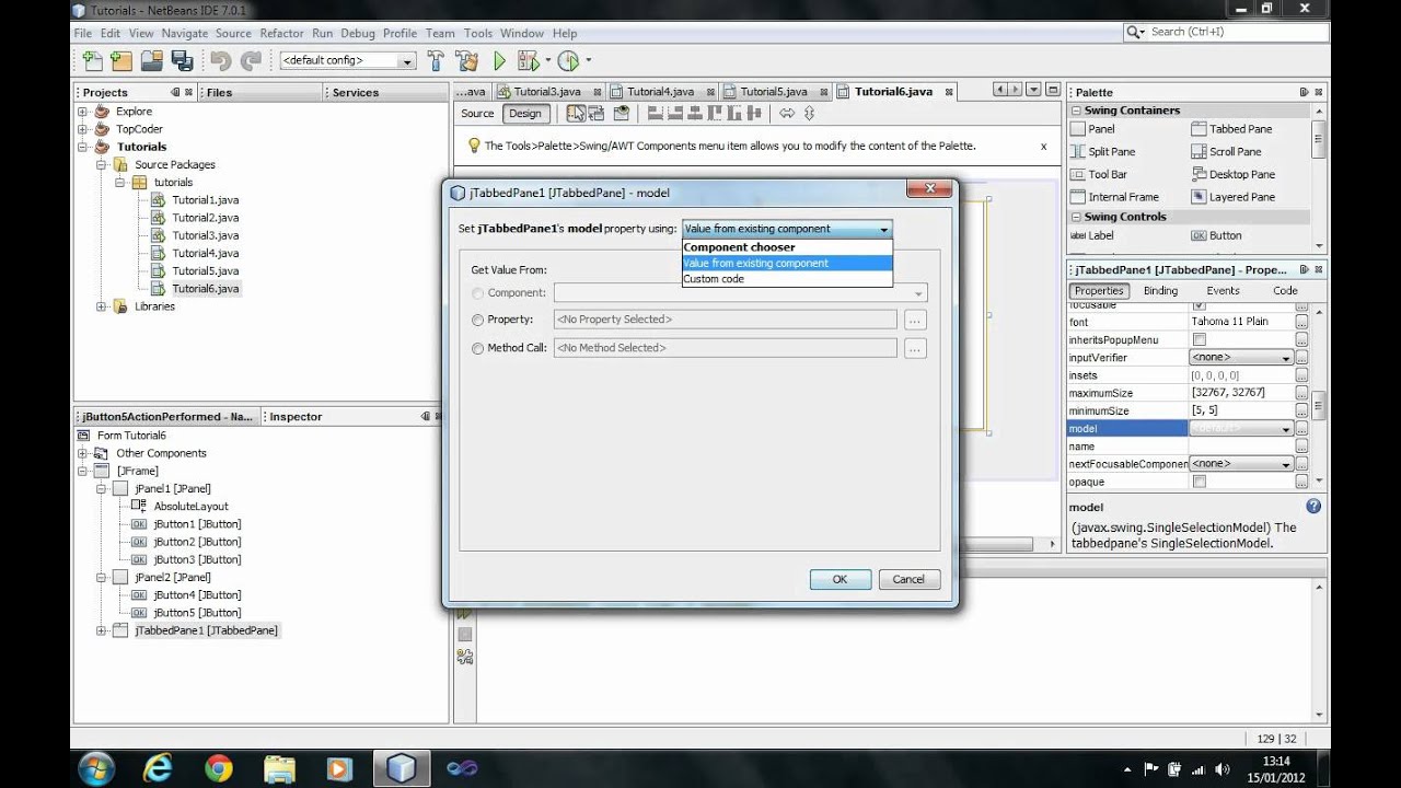 JAVA Tutorial - GUI Part 3: Using containers - Session 11