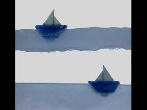 Watch a toy boat float upside down in a levitating puddle | New ...