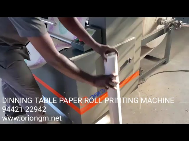 Paper Printing Machine - Dining Table Paper Roll Printing Machine And ...