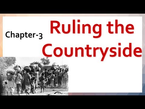 CBSE NCERT Class 8 History Chapter 3 "Ruling the Countryside ...