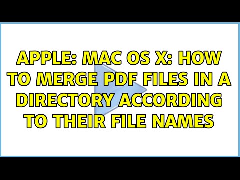 Apple: Mac OS X: How to merge pdf files in a directory according to their file names