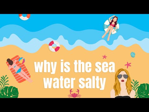 Why is the sea water salty | Reasons explained why the sea water taste salty