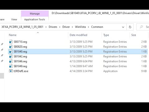 X-Fi Xtreme Audio PCIe (SB1040), minimal drivers (Windows 10, 2023)