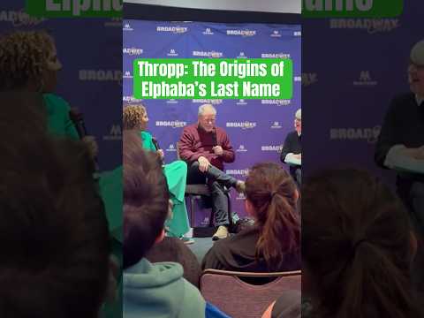 Gregory Maguire: The Origins of Elphaba’s Last Name (Thropp) #theozvlog #wicked #elphaba #nyc