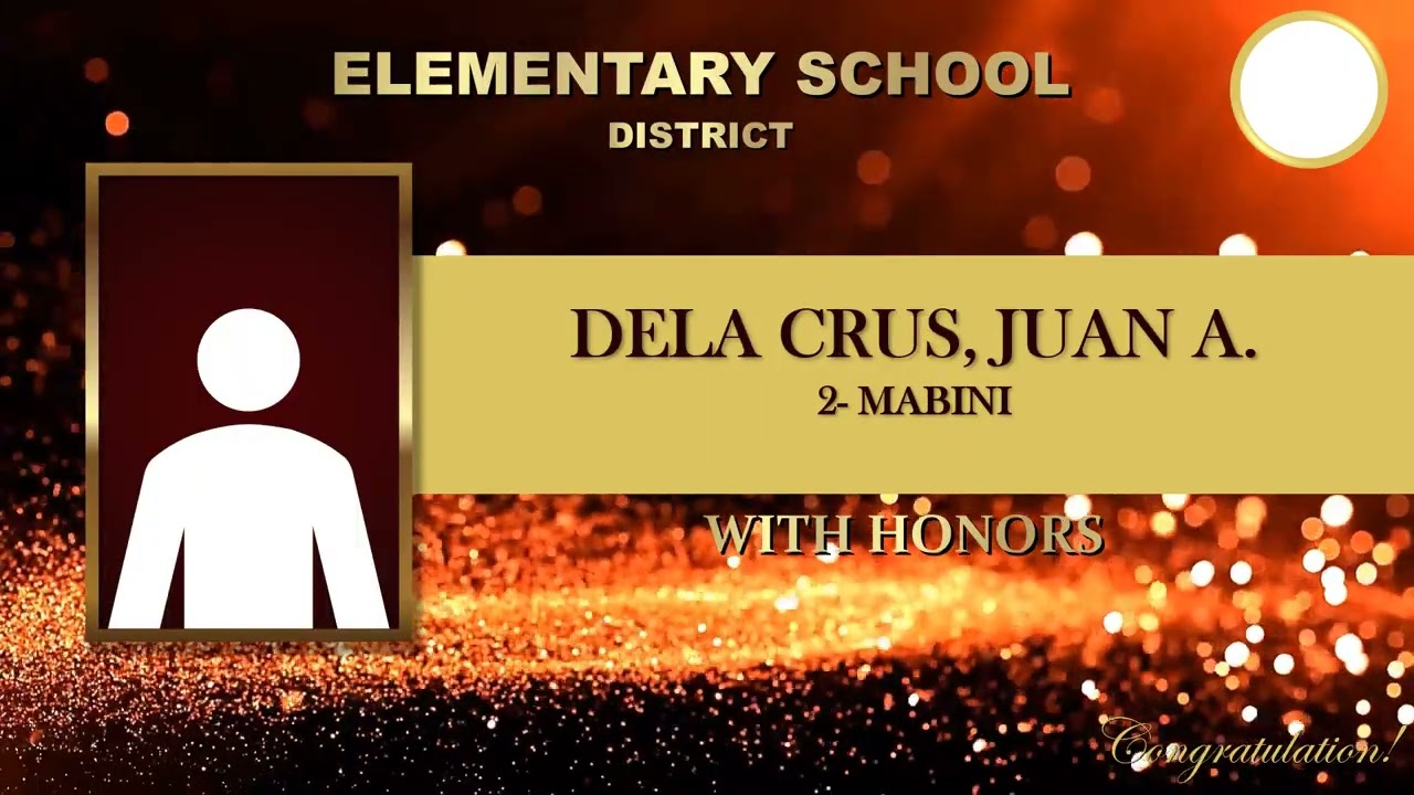 Cool Powerpoint Layout for Recognition/Graduation with Video Background (Red)