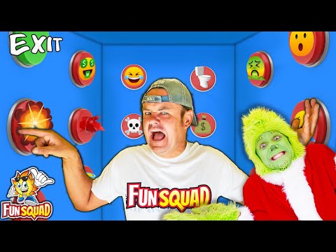 100 Mystery Button Box with Dad & Grinch!