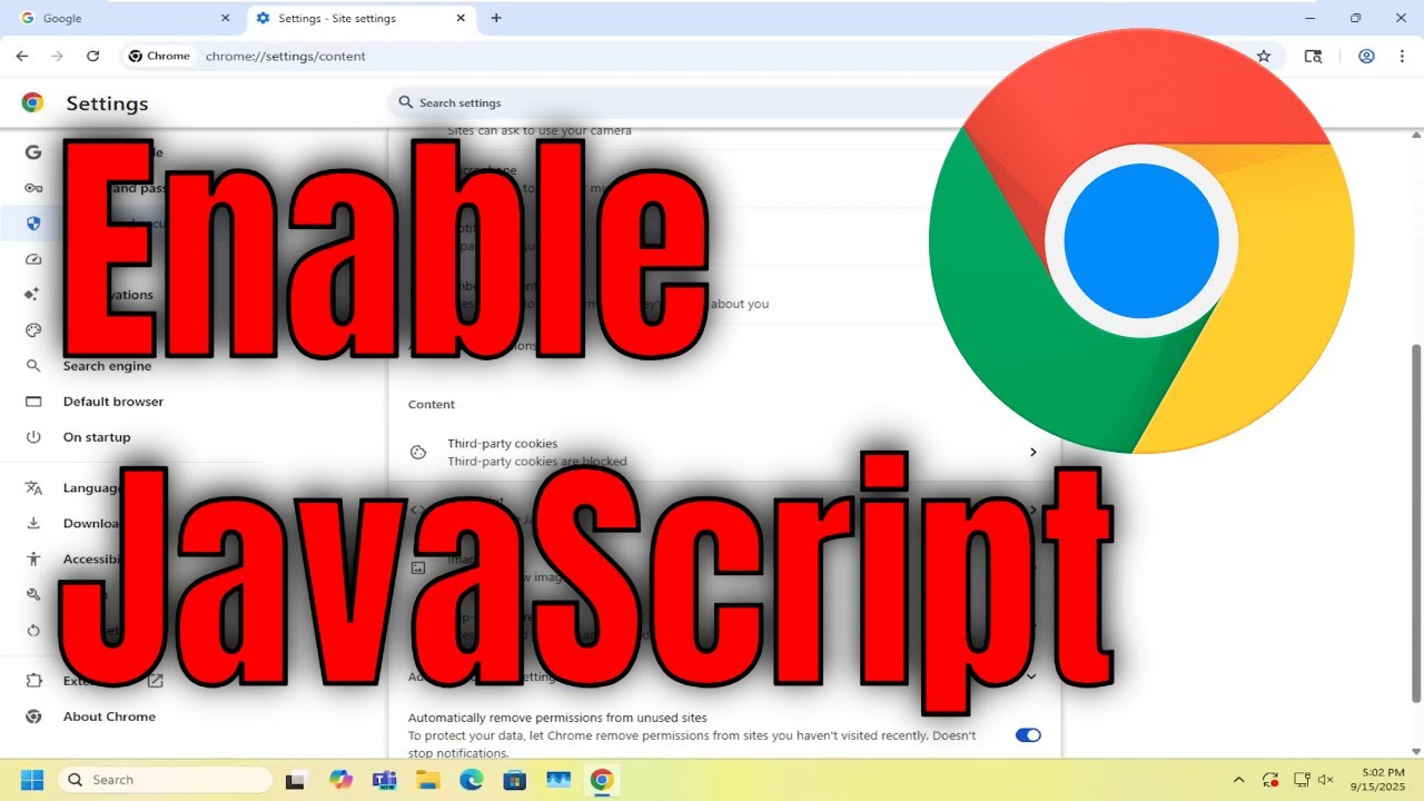How To Enable JavaScript on Google Chrome [Solution]