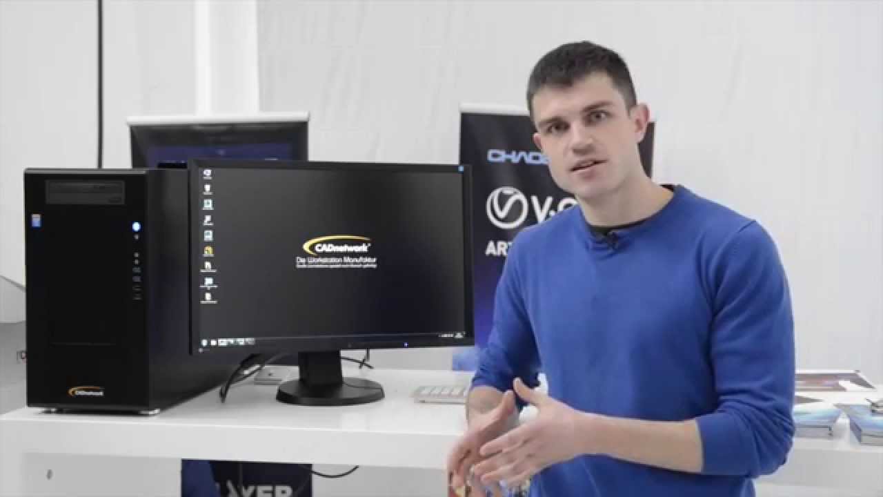 V-Ray GPU Rendering on CADnetwork Workstation