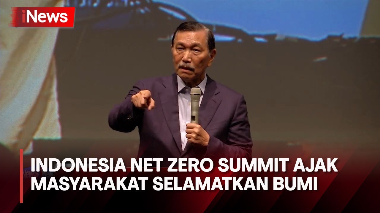 Demi Capai Target Indonesia Net Zero, Luhut Ajak Anak Muda Bantu Pemerintah Atasi Krisis Iklim