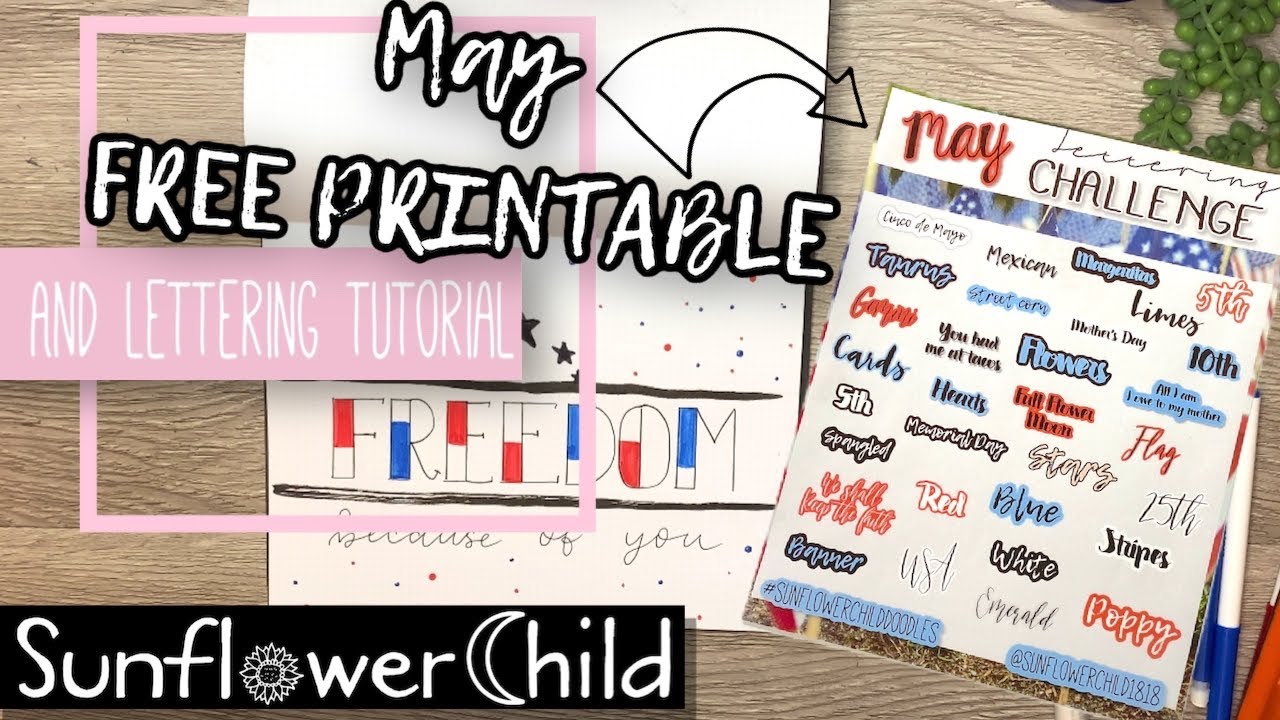 MAY FREE printable | doodle with me “FREEDOM