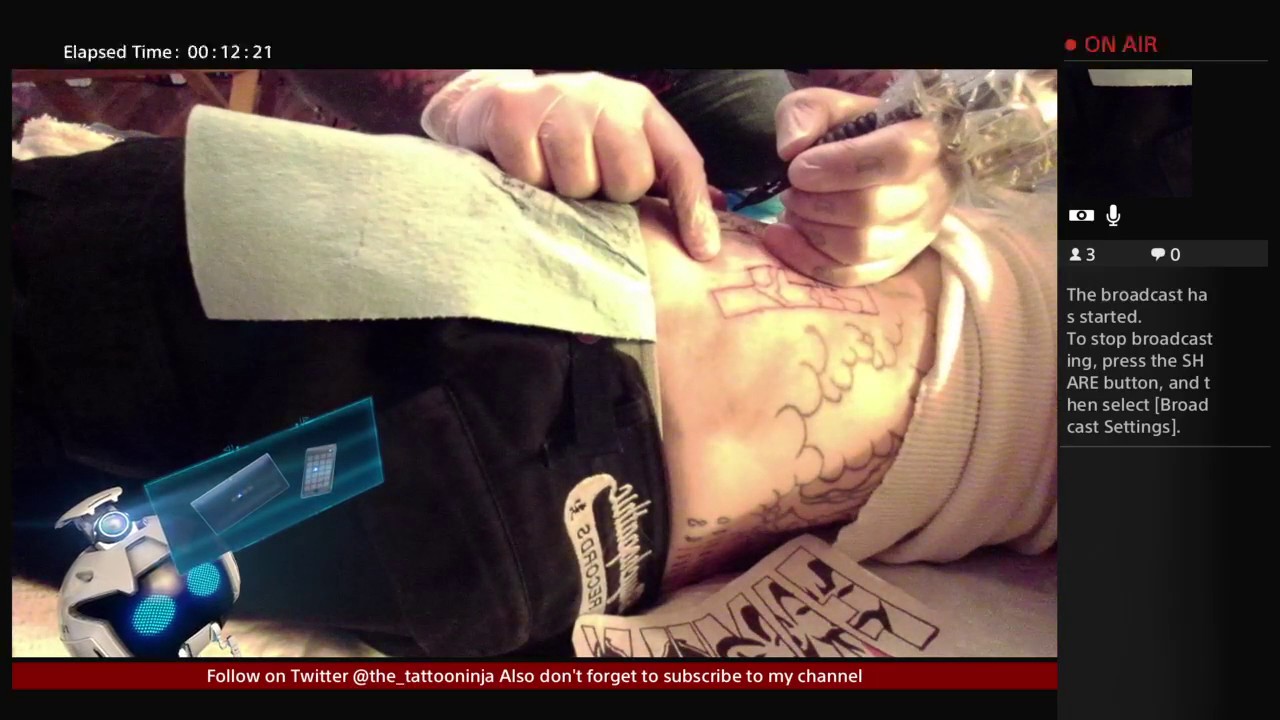 Juggalo Family hip tattoo continued