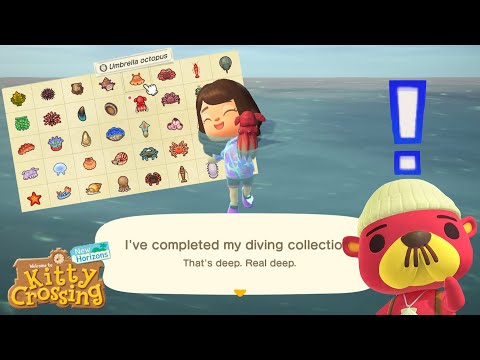 I've Completed my Deep-sea Creature Collection! | Animal Crossing New Horizons