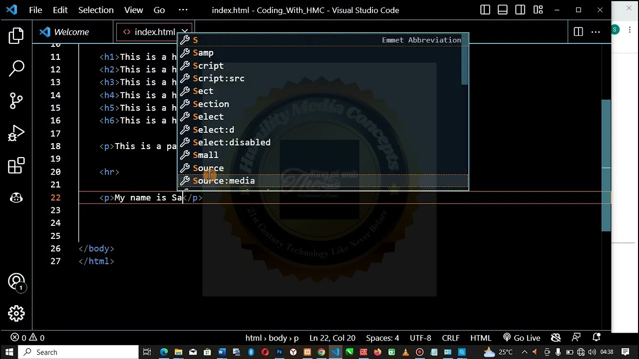 Lesson 3: Basic HTML Elements (Fonts and Break)