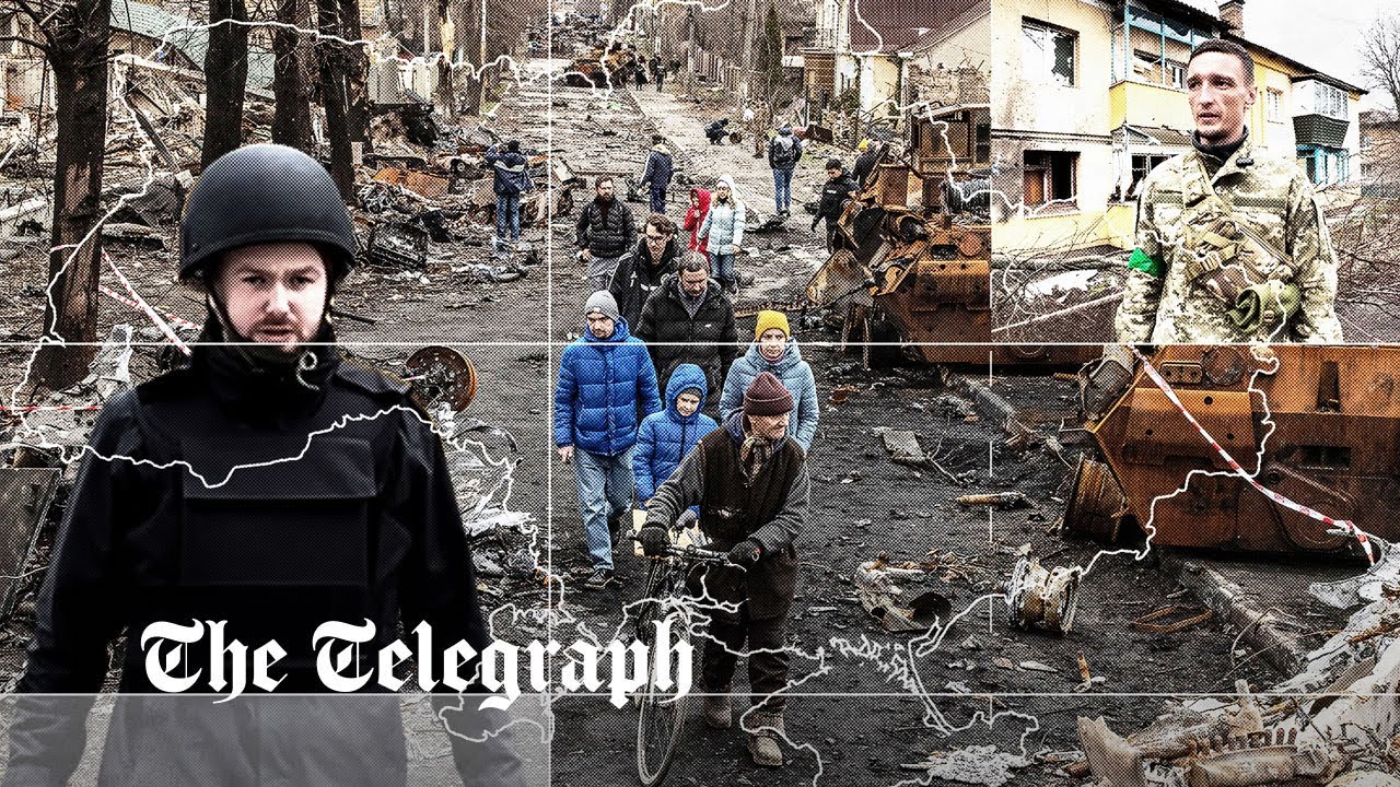 Life on the frontline in Ukraine: Rebuilding Bucha a year after Russia ...