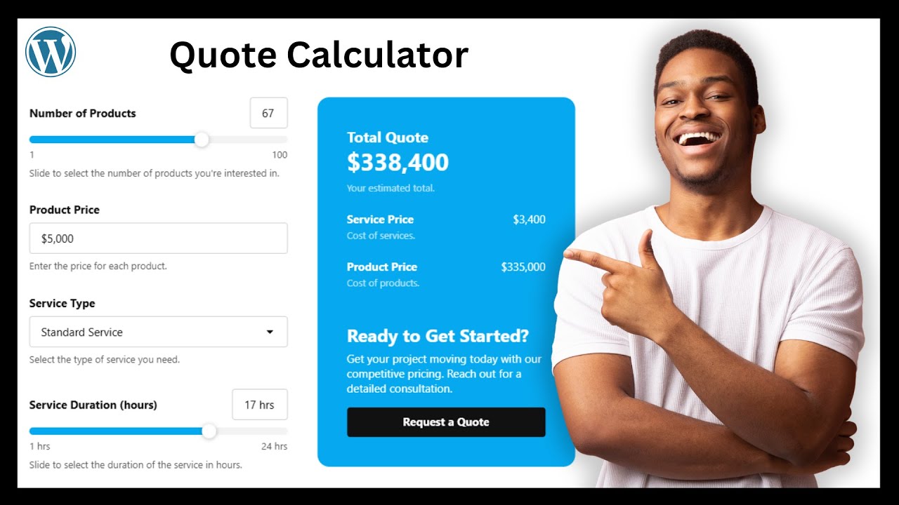 How to Create Quote Calculator in WordPress [QUICK GUIDE]