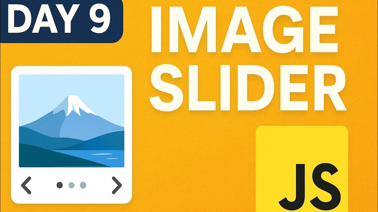 JavaScript Image Slider | Arrays + DOM Manipulation Project | Day 9