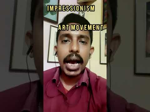 what is impressionism art movement?Impressionism Discussion in hindi by Kishalay Art School||#shorts