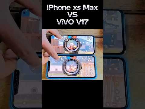 iPhone XS Max ???? ViVO V17 PUBG Test ????✅ #shorts #pubgmobile #bgmi