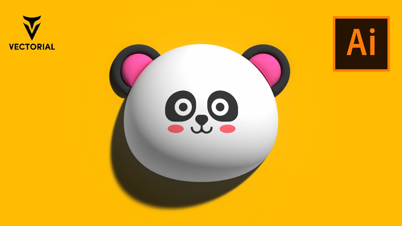 How Can You Easily Create A Cool 3D Vector Panda In Adobe Illustrator?