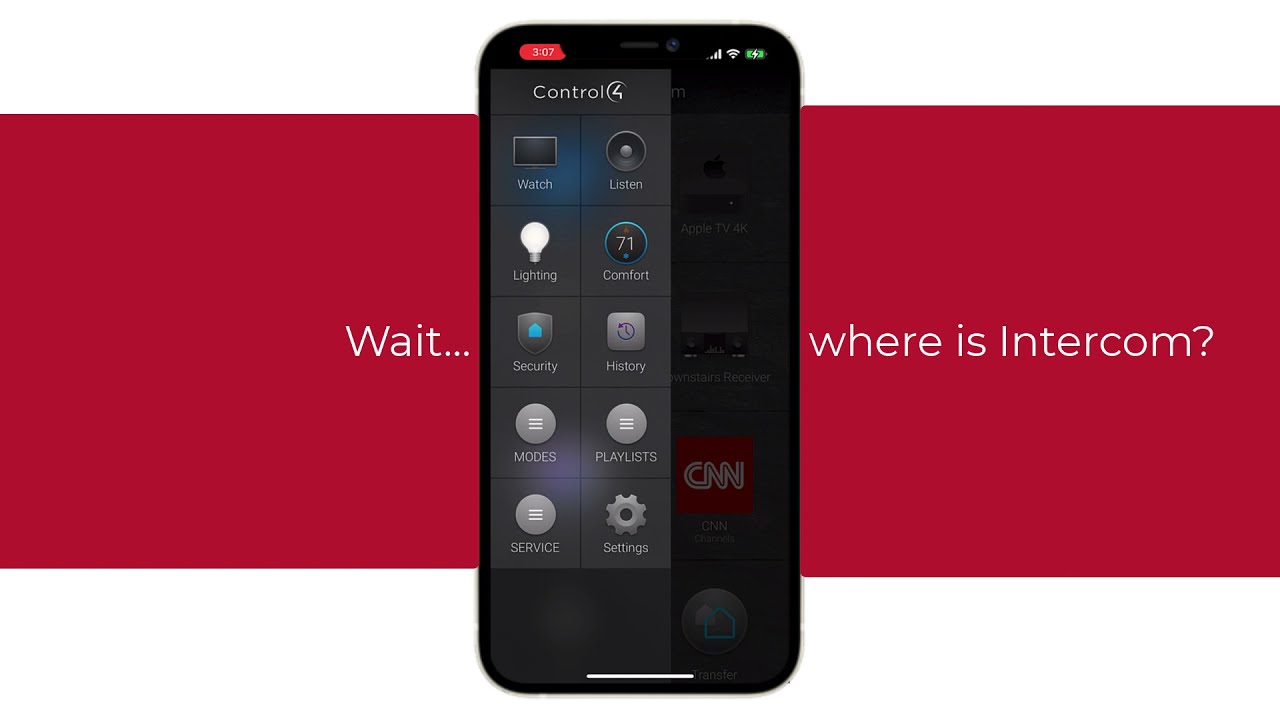 How Do I Use Intercom on Control4 App