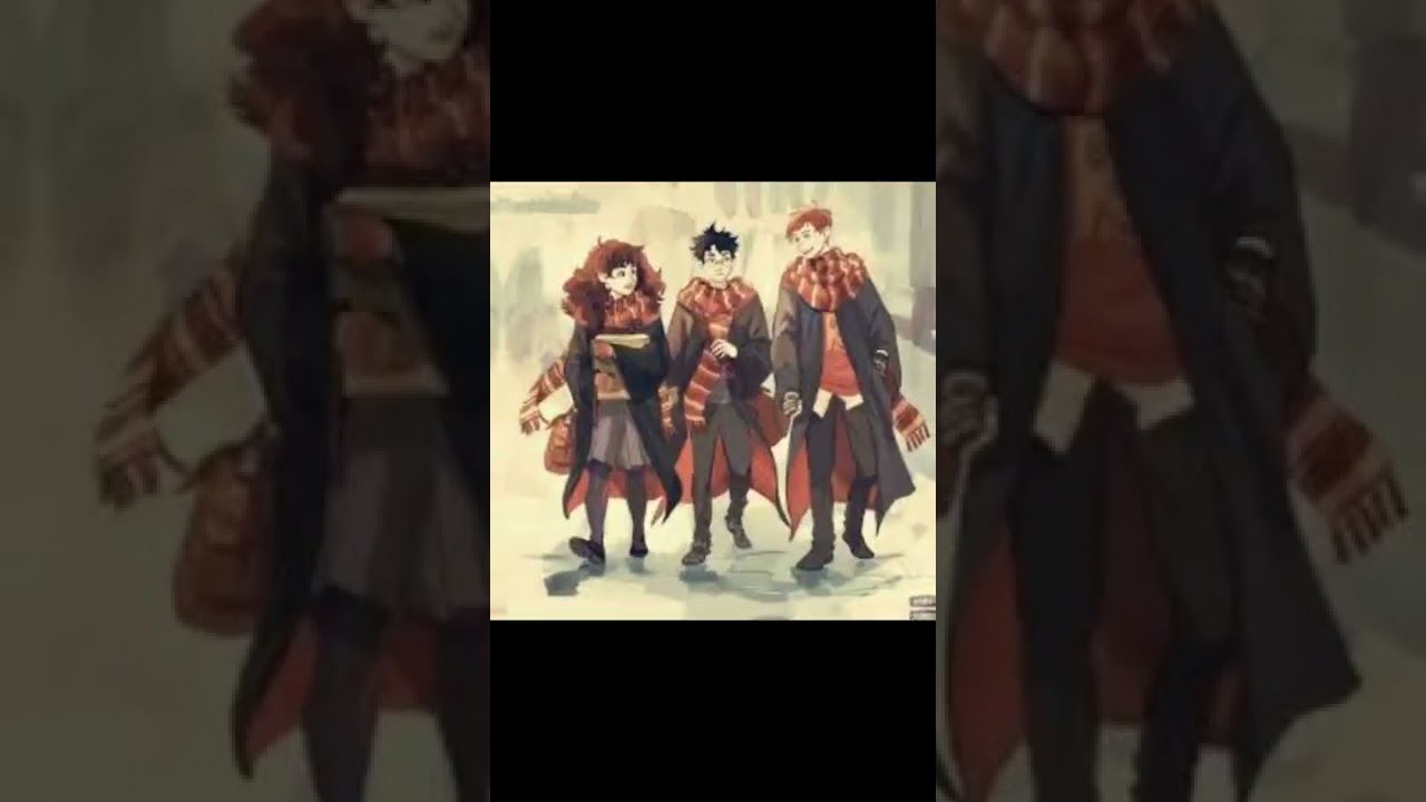 golden trio fan art's😍❤#harrypotterfanart #harrypotter #goldentrio