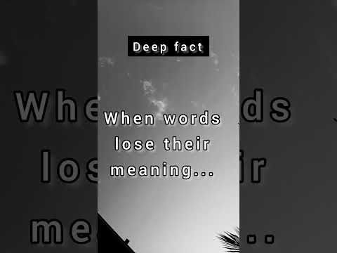when words lose their meaning... #shorts